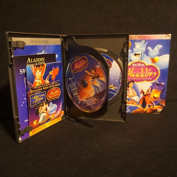 Disney | Media | Disney Aladdin 2 Disc Special Edition Dvd Platinum ...